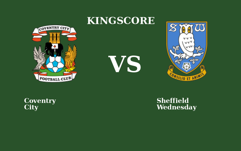 Em Directo: Coventry City vs Sheffield Wednesday - Championship ...