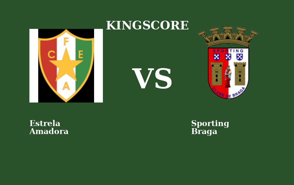 Em Directo: Estrela Amadora vs Sporting Braga - Primera Liga ...