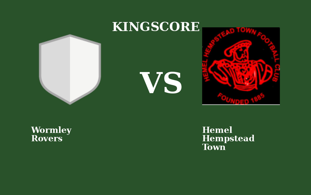 Em Directo: Wormley Rovers vs Hemel Hempstead Town - Hertfordshire ...